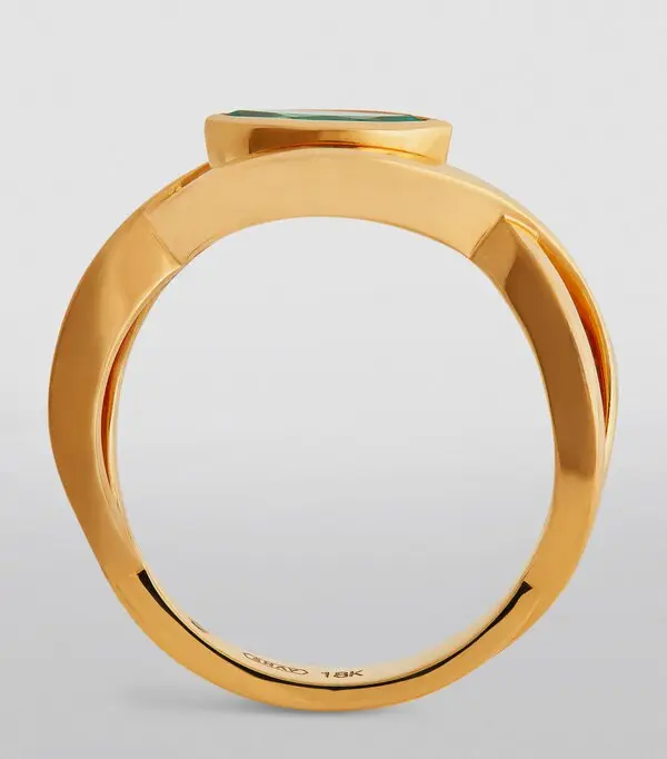 Shay Yellow And Emerald Ring