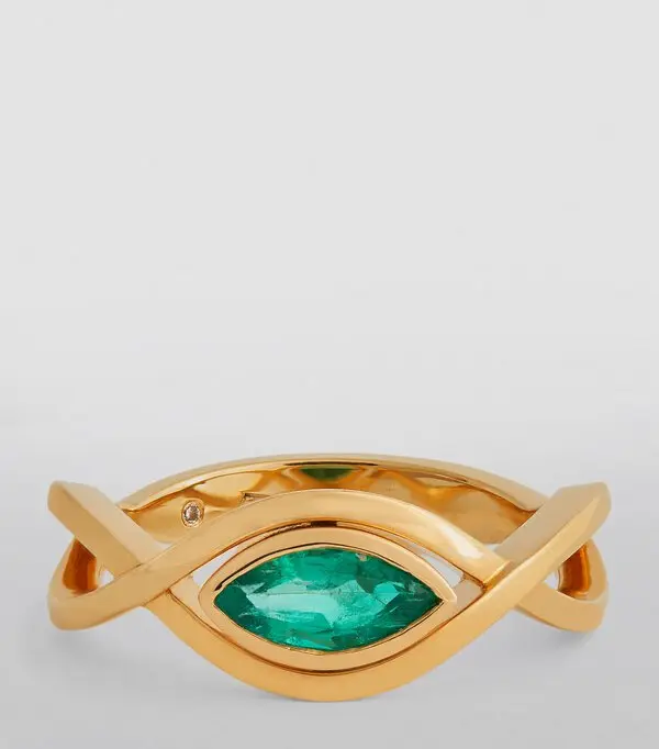 Shay Yellow And Emerald Ring