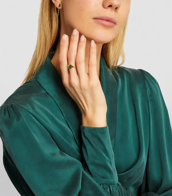 Shay Yellow And Emerald Ring