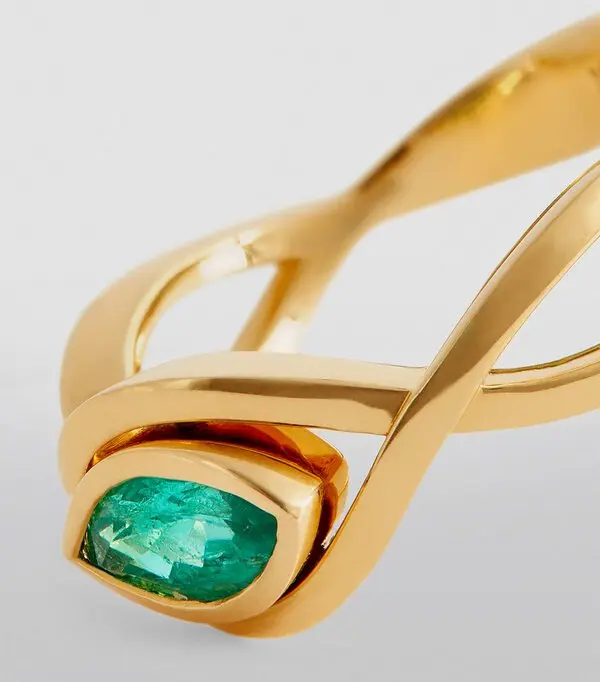 Shay Yellow And Emerald Ring