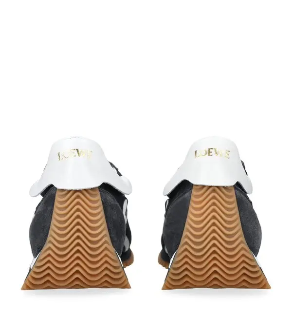 Loewe Suede Panel Sneakers - Blue