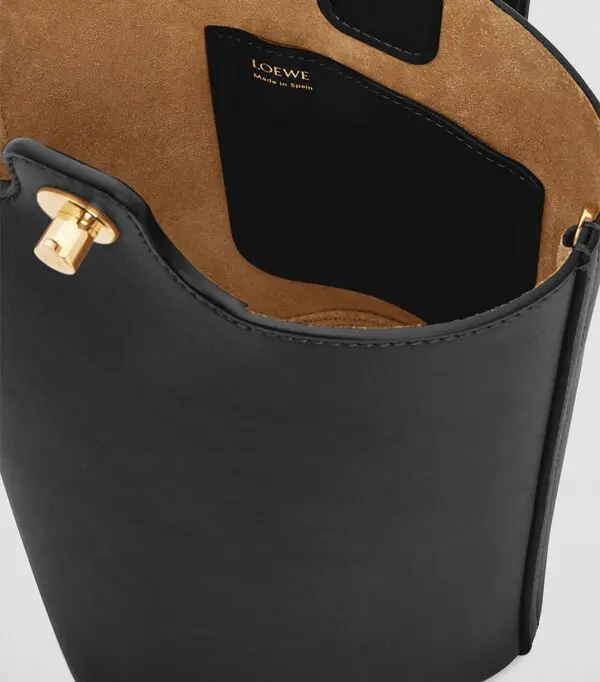 Loewe Leather Pebble Bucket Bag