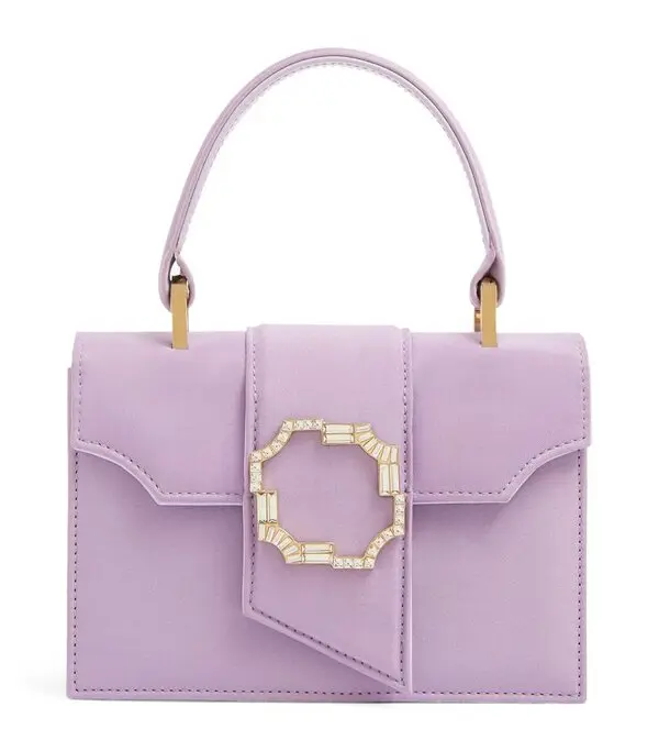 MALONE SOULIERS Mini Satin Audrey Top-handle Bag