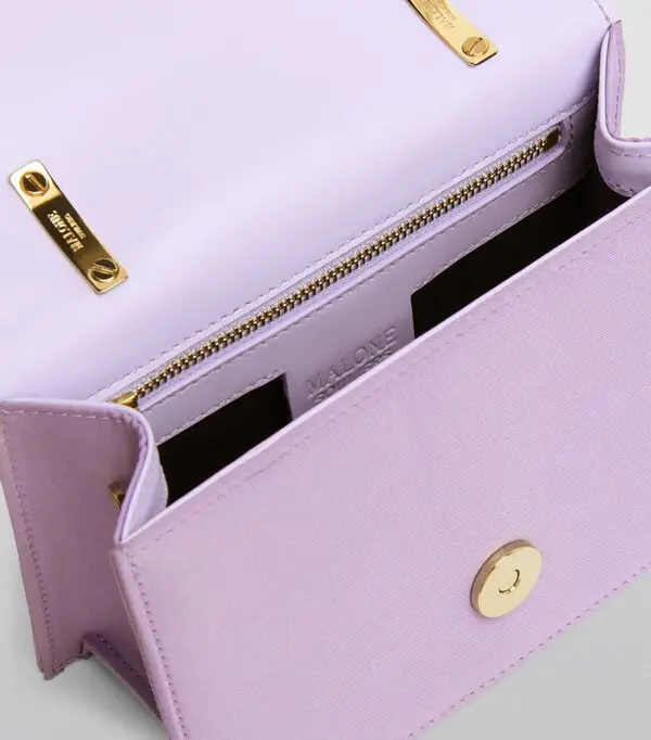 MALONE SOULIERS Mini Satin Audrey Top-handle Bag