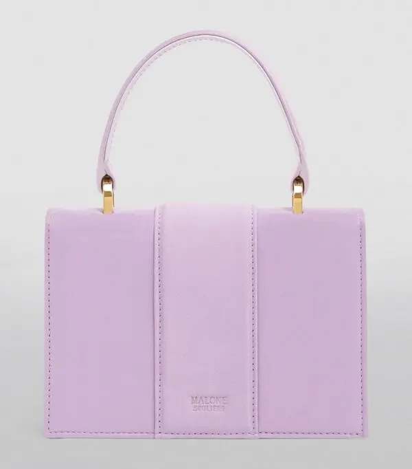 MALONE SOULIERS Mini Satin Audrey Top-handle Bag