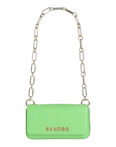 Sandro Handbag In Light Cowhide