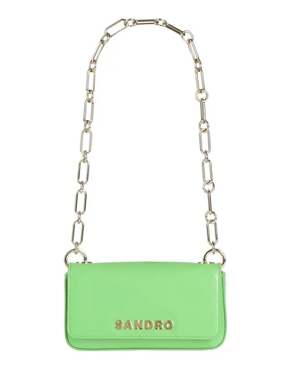 Sandro Handbag In Light Cowhide