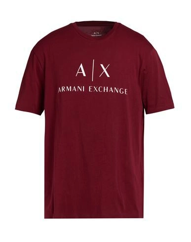 Armani Exchange T-shirt Rust Size Cotton - Red