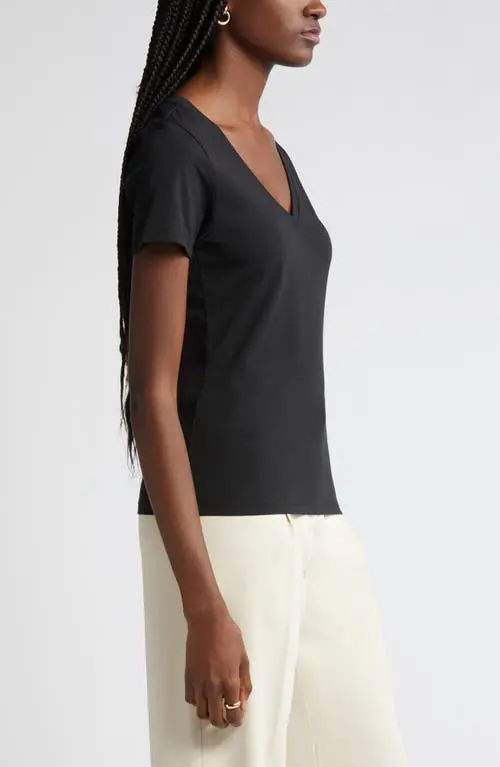 Nordstrom Everyday V-neck T-shirt - Black