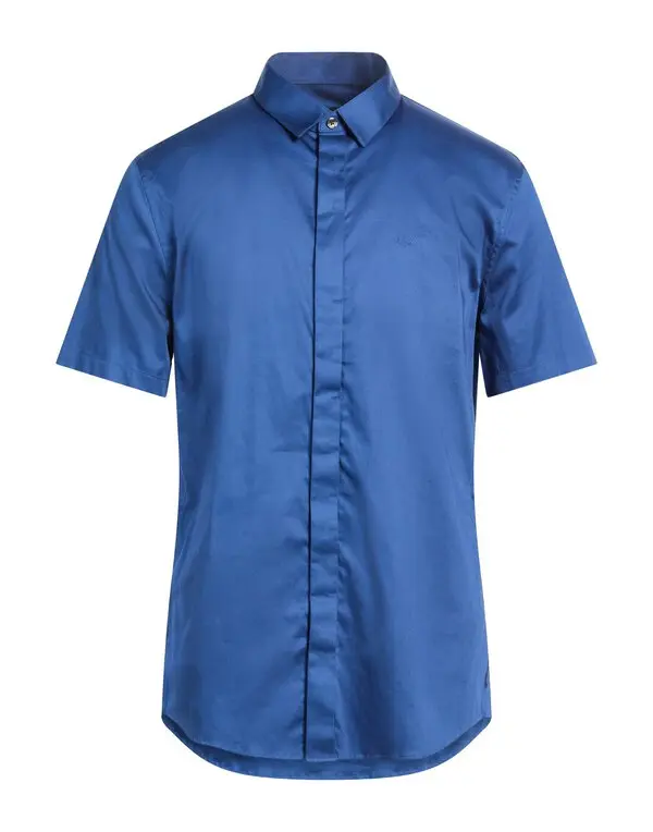 Armani Exchange Shirt Size Cotton, Elastane - Blue