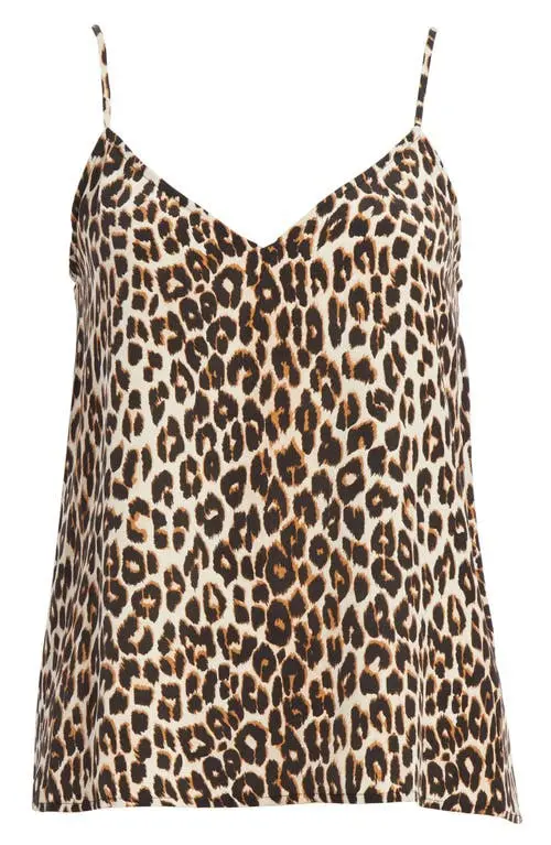 Equipment Layla Leopard Print Silk Camisole