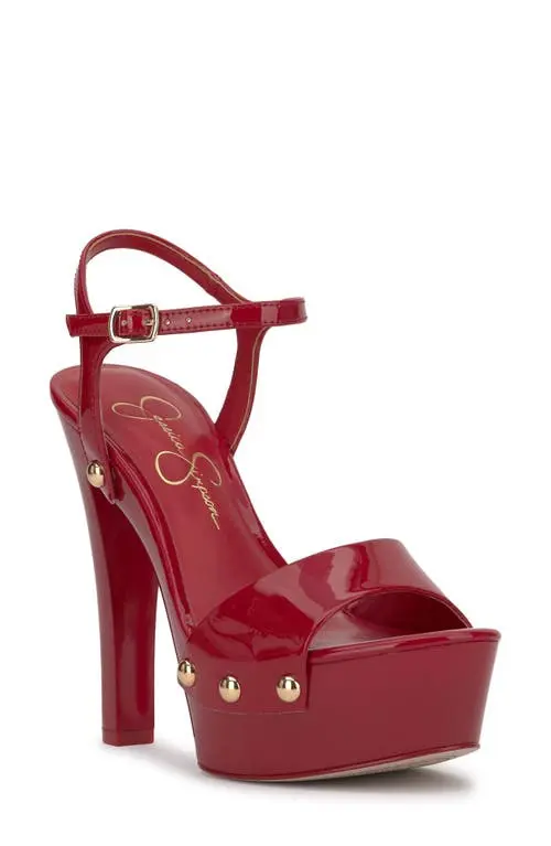 Jessica Simpson Calenta Platform Sandal - Red Muse
