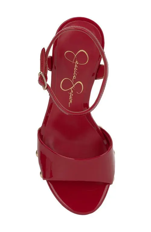 Jessica Simpson Calenta Platform Sandal - Red Muse