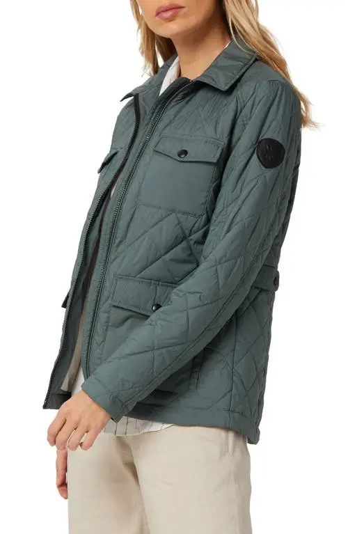 ALP N ROCK Water Repellent Quilted Field Jacket