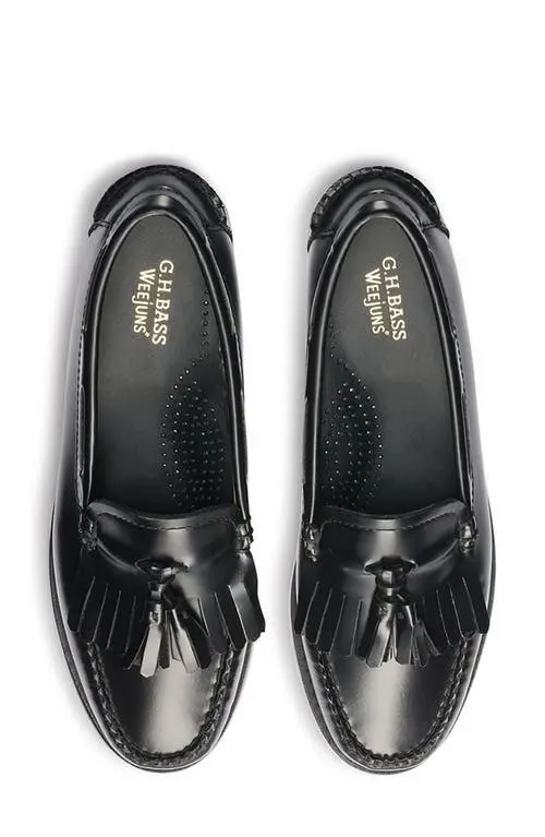 G.H.BASS Esther Kiltie Weejuns® Loafer - Black