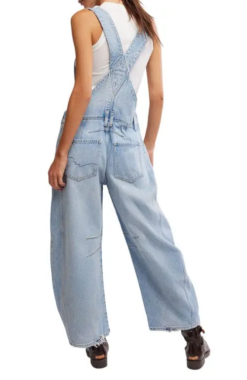 Free People We The Free Good Luck Denim Overalls