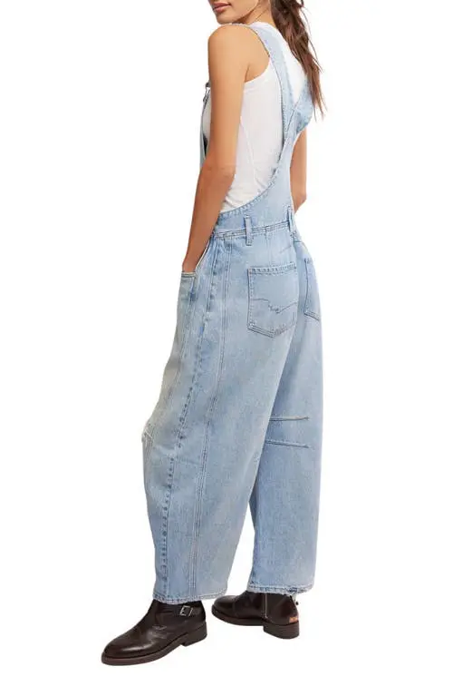 Free People We The Free Good Luck Denim Overalls