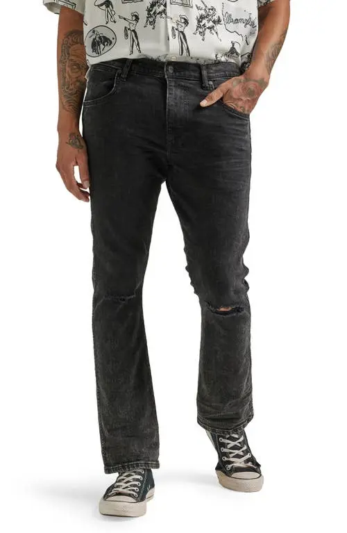 Wrangler Ripped Bootcut Jeans