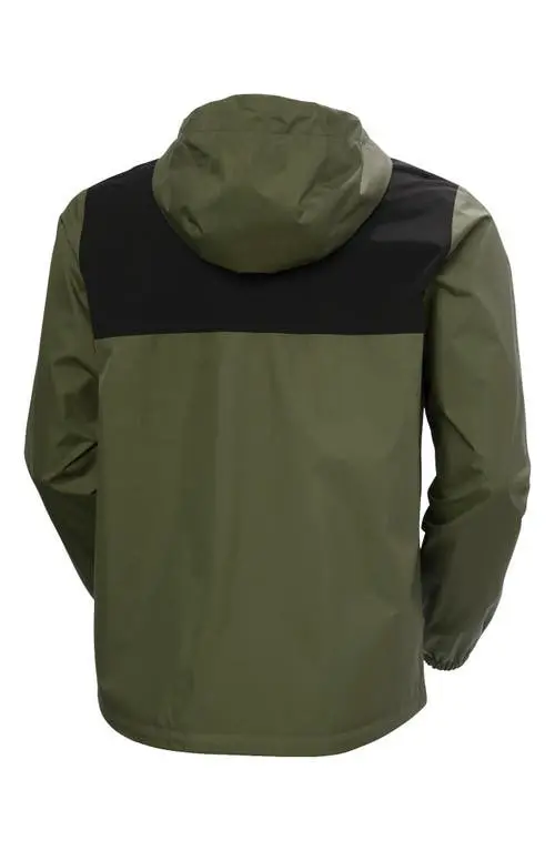 Helly Hansen Vancouver Hooded Rain Jacket - Utility Green