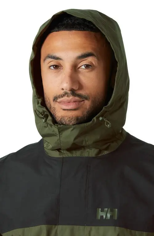 Helly Hansen Vancouver Hooded Rain Jacket - Utility Green