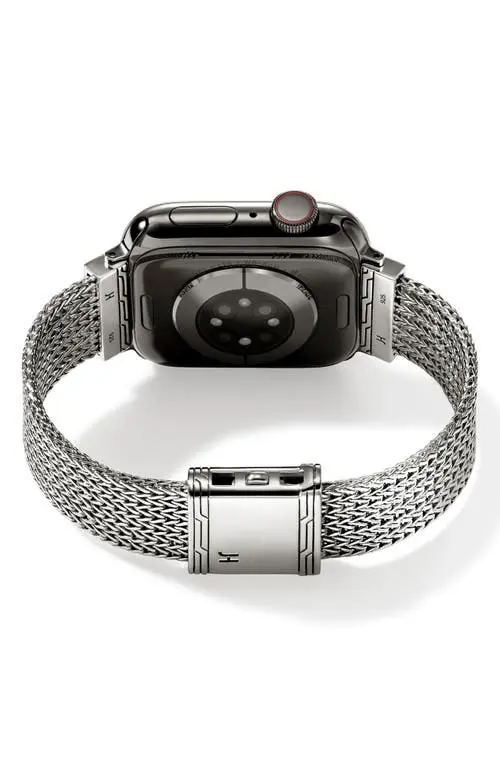 John Hardy Diamond Pavé Smart Watch Strap - Silver