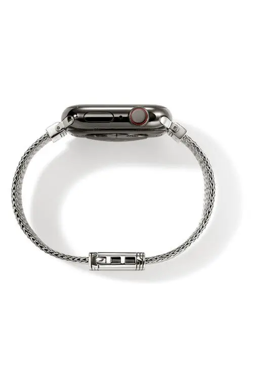 John Hardy Diamond Pavé Smart Watch Strap - Silver