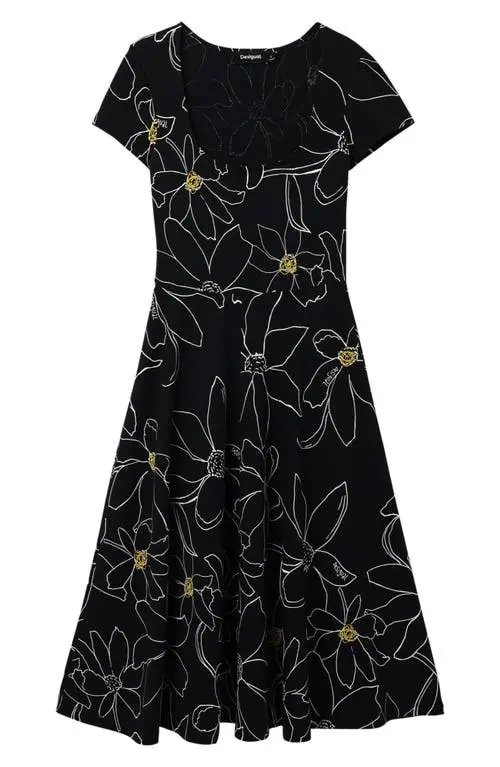 Desigual Arty Floral Dress
