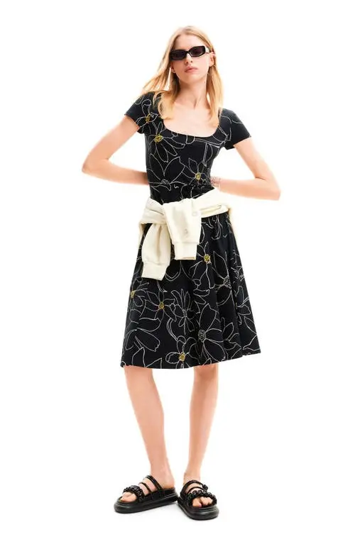 Desigual Arty Floral Dress