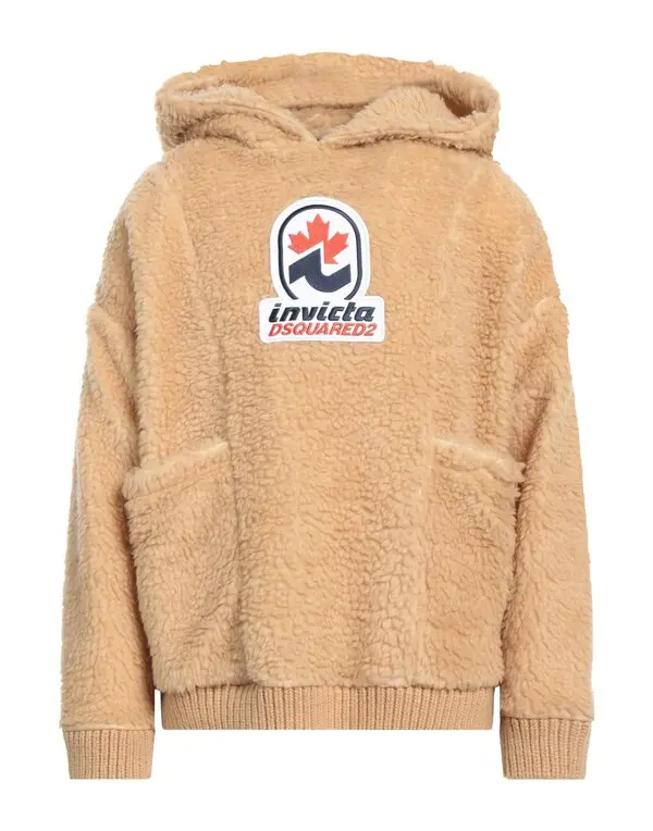 INVICTA X DSQUARED2 Sherpa Fleece Sweatshirt - Beige