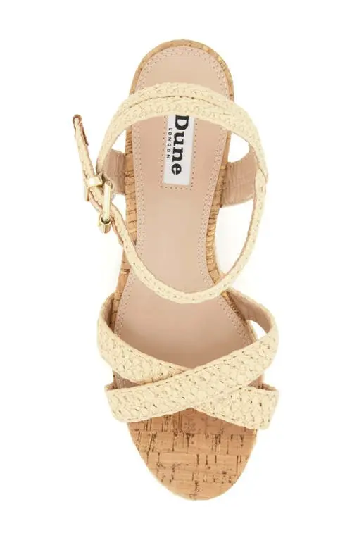 Dune London Kelisa Woven Wedge Sandal