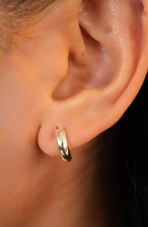 Argento Vivo Huggie Hoop Earrings - Silver