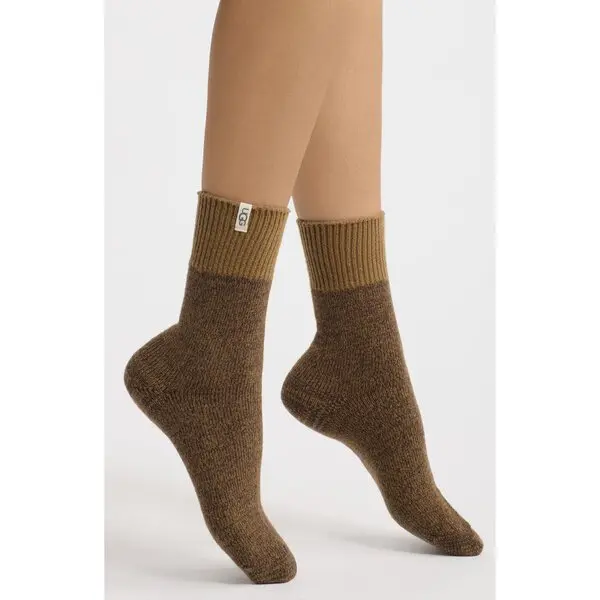 UGG Ribbed Quarter Socks - Cgnd