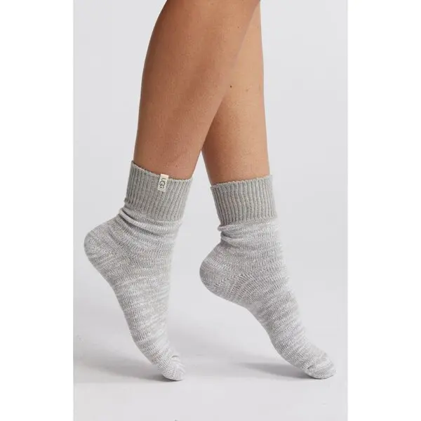 UGG Ribbed Quarter Socks - Seal