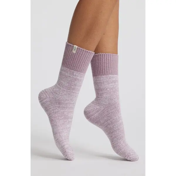 UGG Ribbed Quarter Socks - Shadow