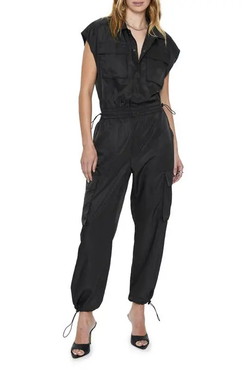 PISTOLA Smocked Waist Utility Jumpsuit