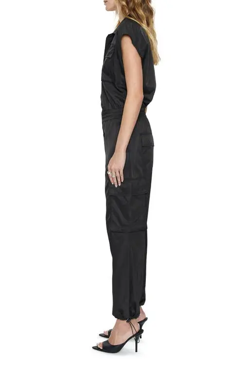 PISTOLA Smocked Waist Utility Jumpsuit