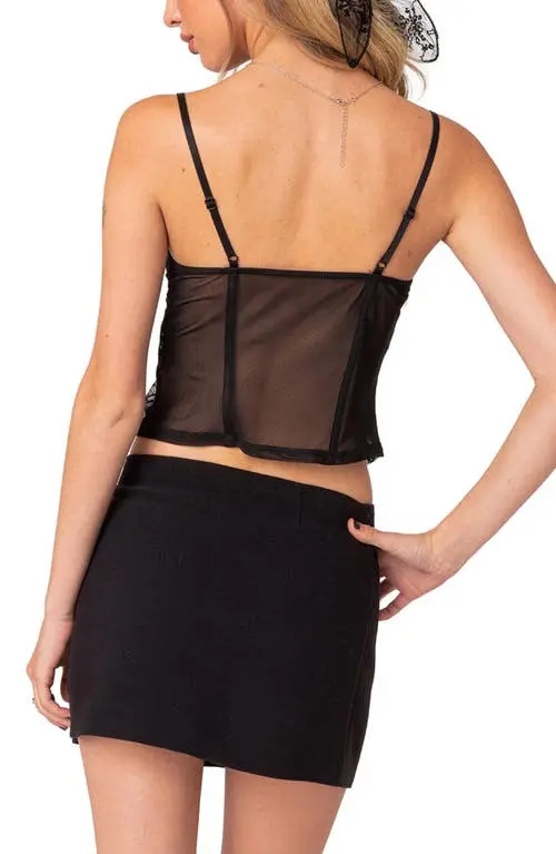 EDIKTED Split Front Lace Camisole