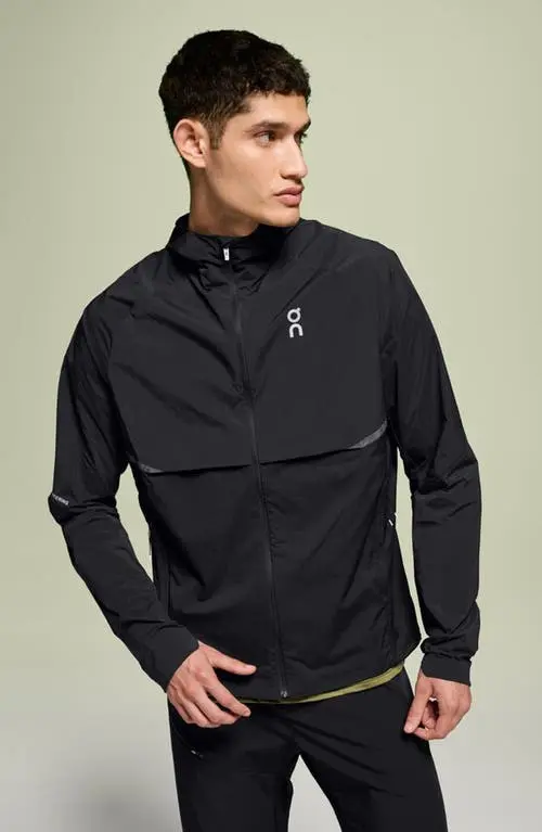On Core Hooded Packable Running Jacket - Black