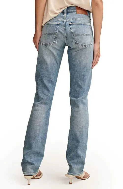 Lucky Brand Mid-rise Straight Leg Jeans