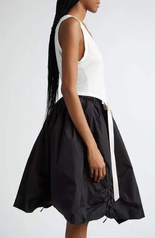 Simone Rocha Easy Bow Tails Cotton Tank - Ivory