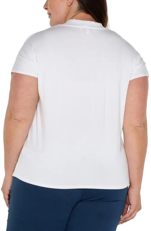 LIVERPOOL Dolman Sleeve Top - White
