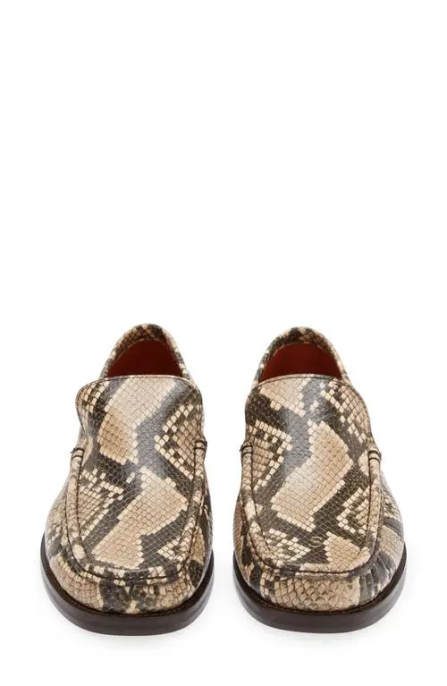Acne Studios Snakeskin Print Loafer