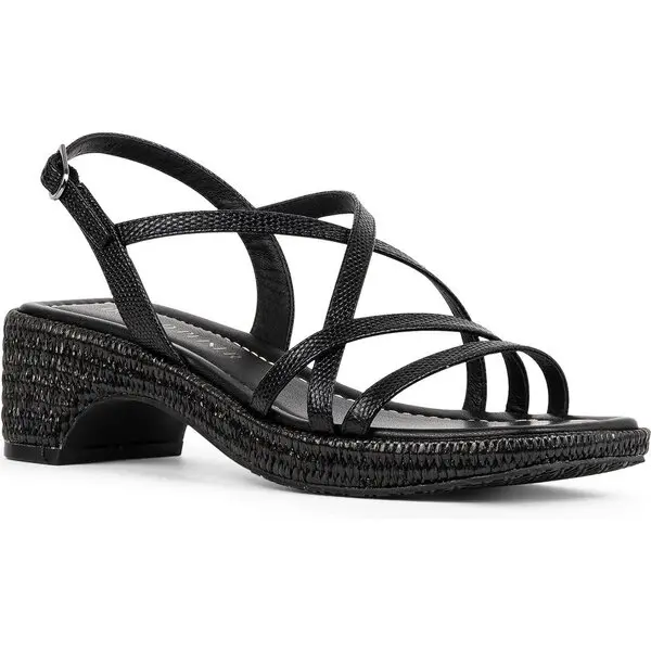 DONALD PLINER Slingback Sandal - Black