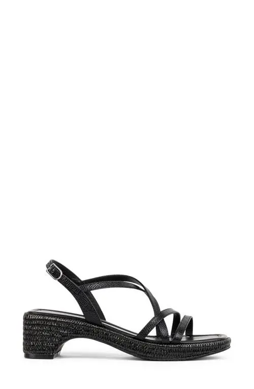 DONALD PLINER Slingback Sandal - Black