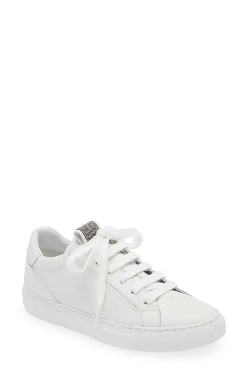 Brunello Cucinelli Monili Leather Sneakers