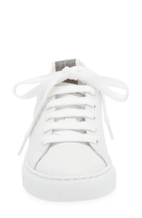 Brunello Cucinelli Monili Leather Sneakers