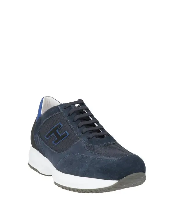 Hogan Suede And Textile Low-top Sneakers