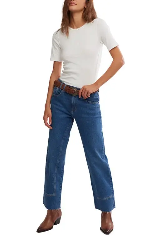 Free People We The Free Risk Taker Straight Leg Jeans