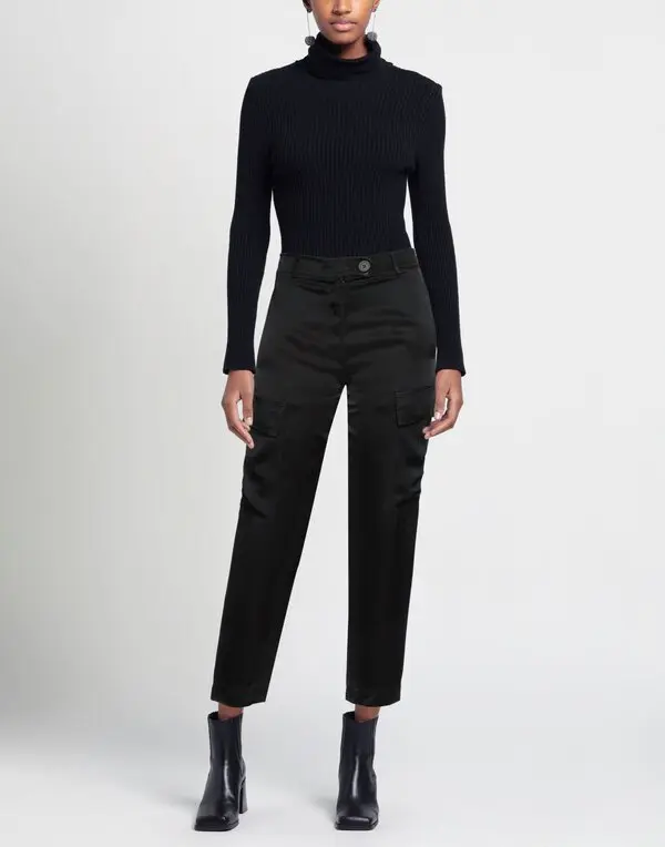 BRAND UNIQUE Viscose Tapered Cargo Pants