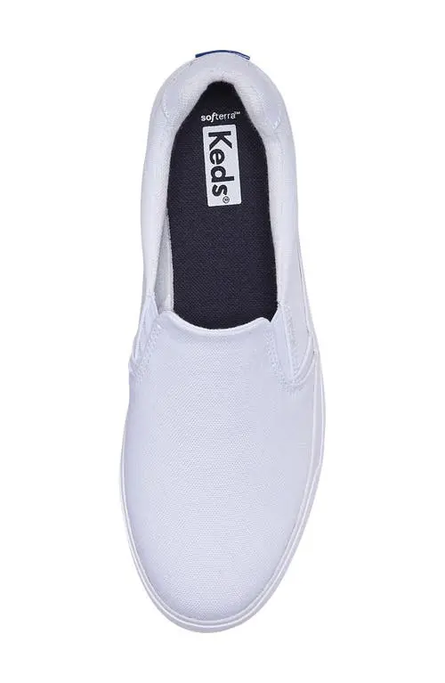 Keds® Pursuit Slip-on Sneaker - White Canvas